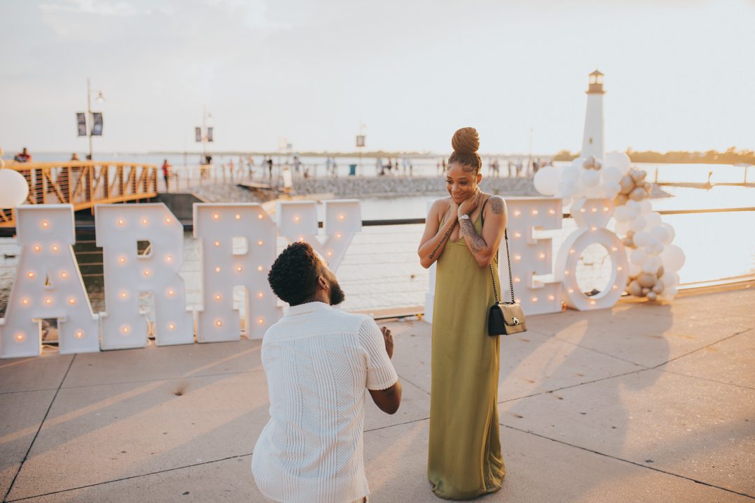 Surprise Proposal at Rockwall Harbor | Victor & Chassity » Tara Arseven